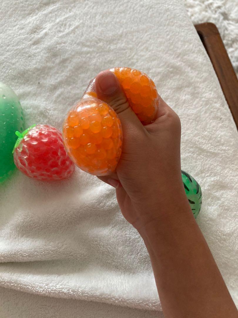 4pcs orbeez streesball fruit pack fidget toys take all, Hobbies & Toys ...