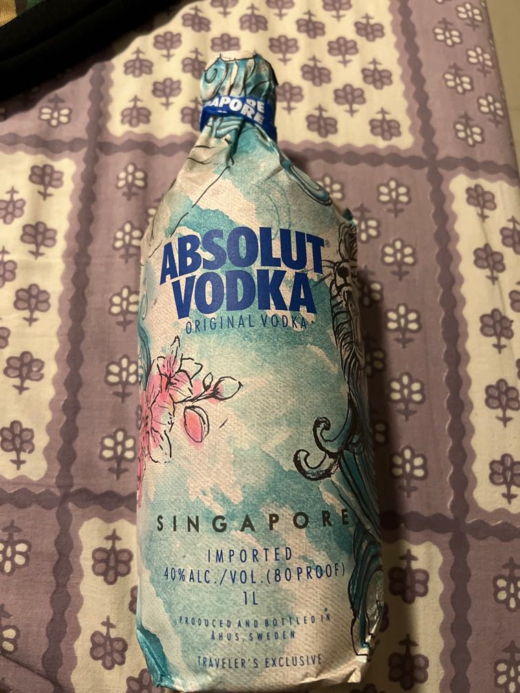 Absolute Vodka Original, Food & Drinks, Alcoholic Beverages on Carousell