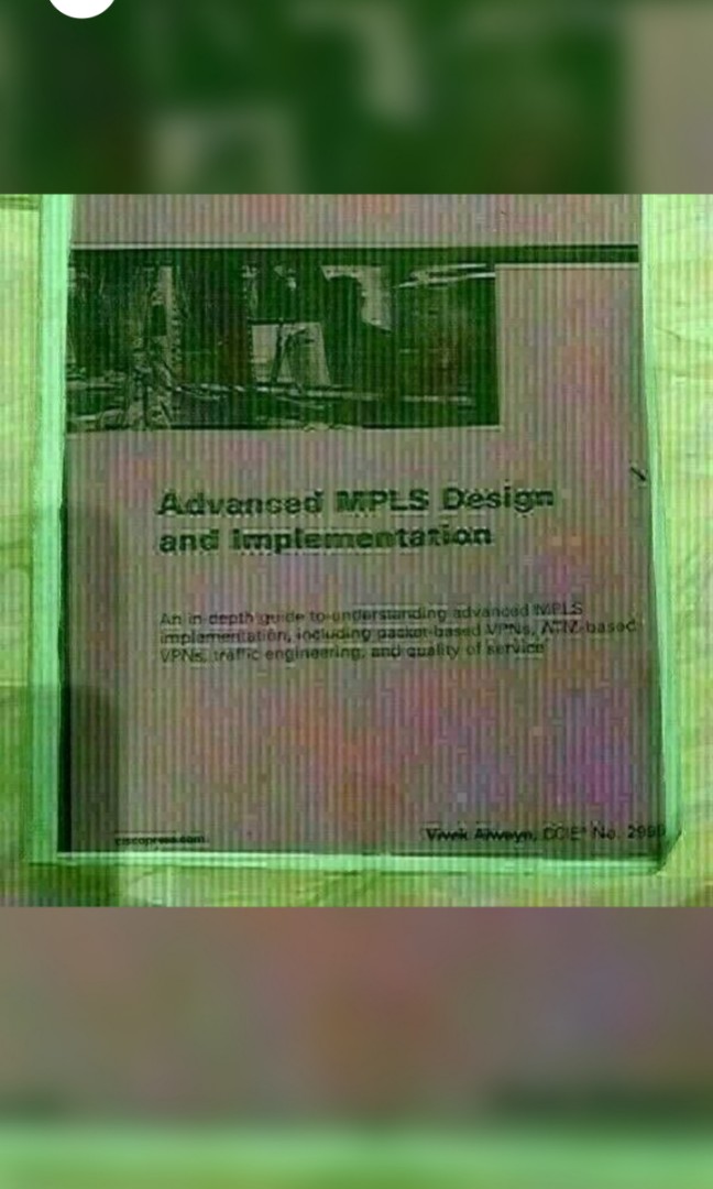 Advanced MPLS design and implementation, VIVEK ALWAYN, Hobbies & Toys, Books & Magazines ...