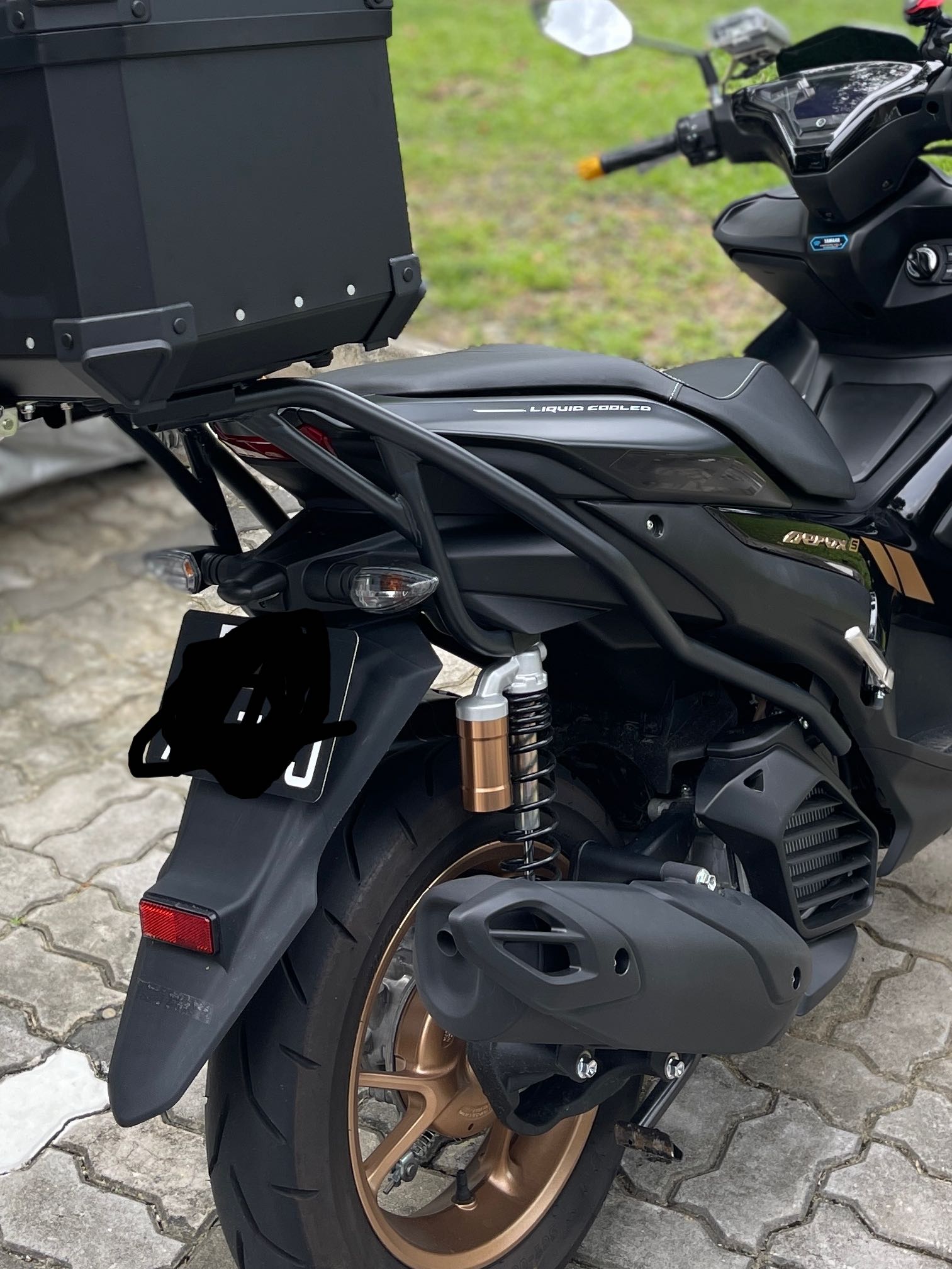 Aerox v2 rear shocks, Motorcycles, Motorcycle Accessories on Carousell