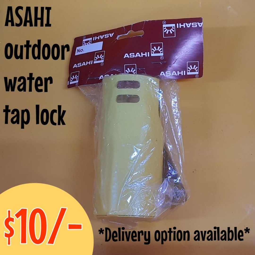 ASAHI outdoor water tap lock, Furniture & Home Living, Gardening, Hose ...