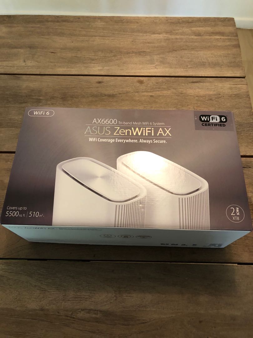 ASUS ZenWIFI AX 6600 - Set of 2, Computers & Tech, Parts & Accessories ...