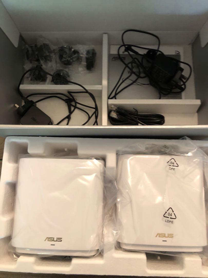 ASUS ZenWIFI AX 6600 - Set of 2, Computers & Tech, Parts & Accessories ...