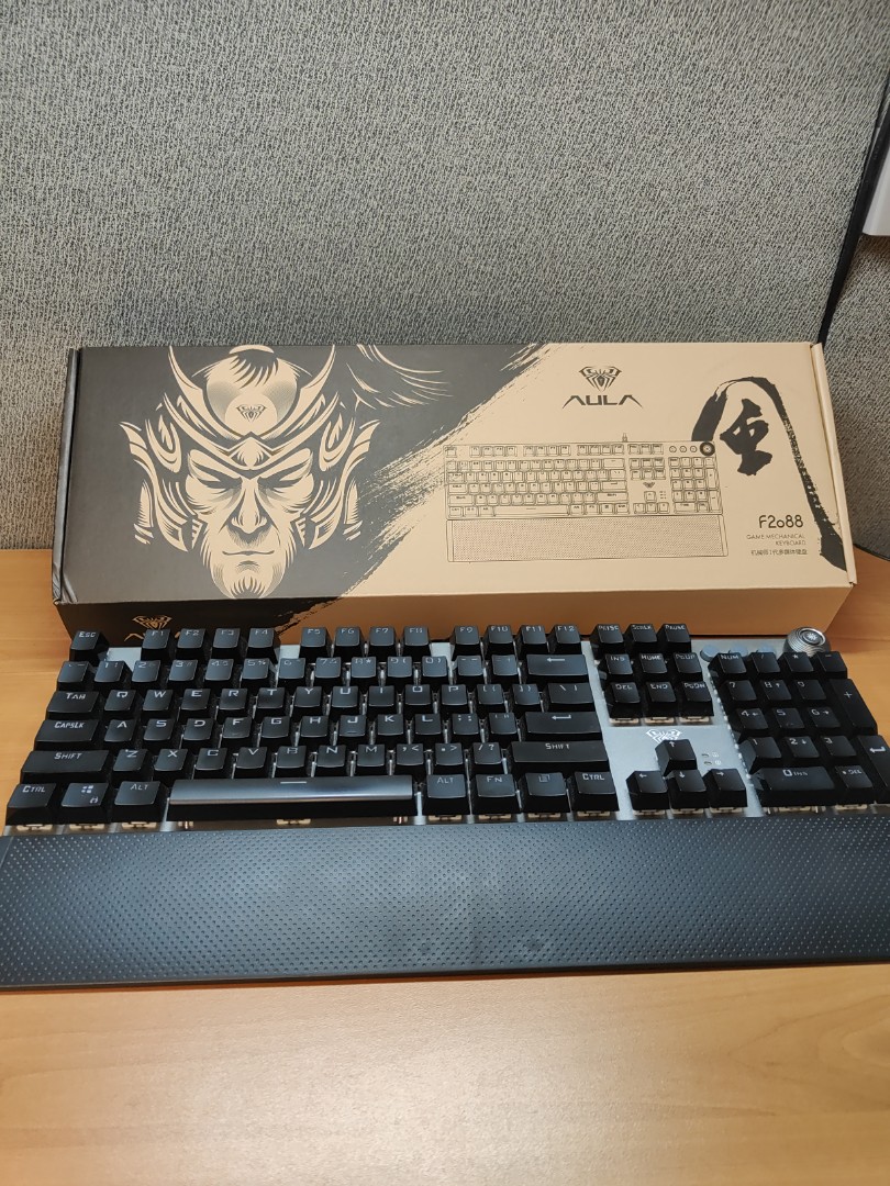 Aula F2088 Blue Switch Mechanical Keyboard, Computers & Tech, Parts ...