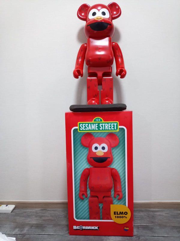 Bearbrick x Sesame Street Elmo 1000%, Hobbies & Toys, Toys & Games on ...