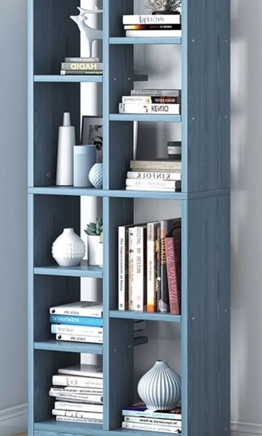 Book shelf (blue), Furniture & Home Living, Furniture, Shelves ...