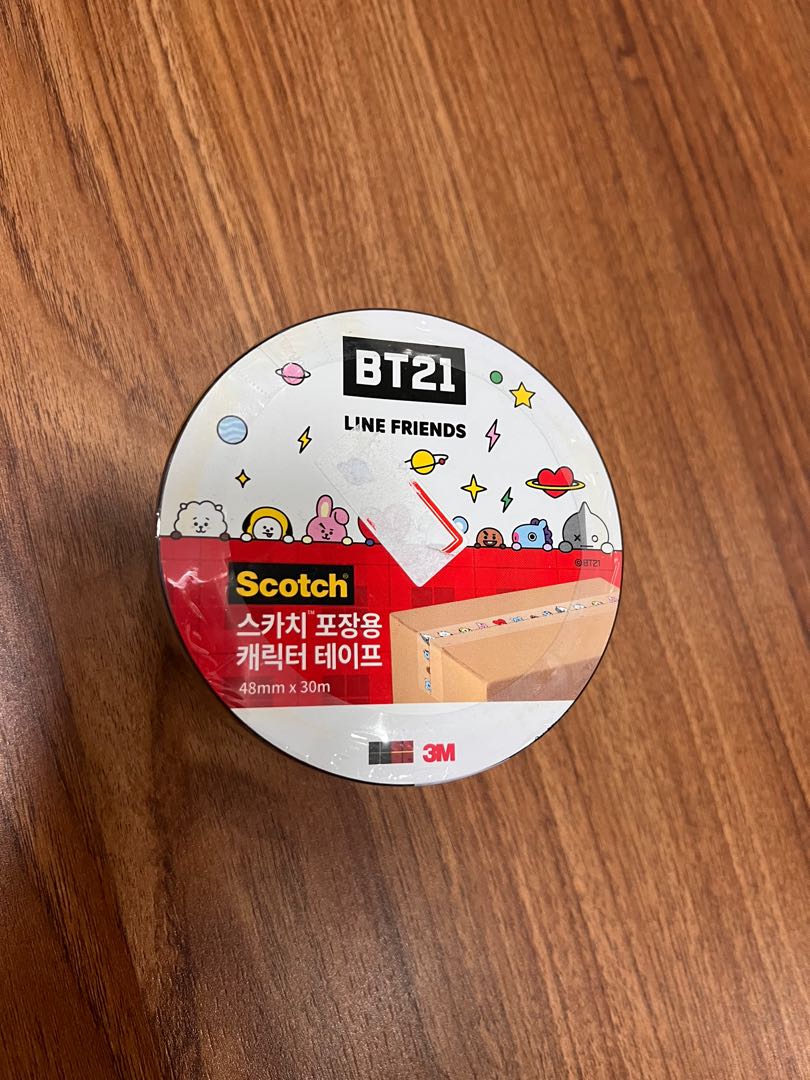 Bt21 3M Scotch tape, Hobbies & Toys, Memorabilia & Collectibles, K-Wave on Carousell