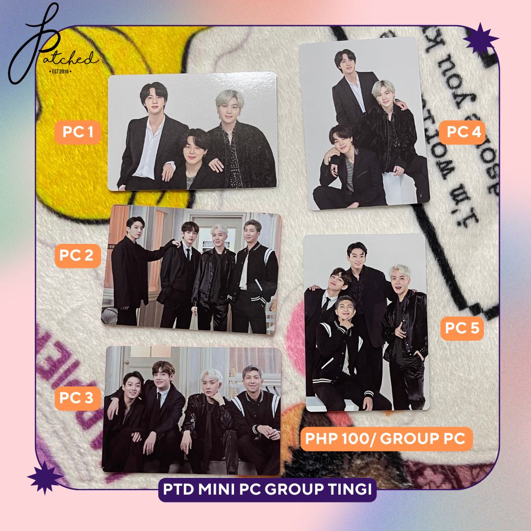 BTS PTD PERMISSION TO DANCE GROUP MINI PCS, Hobbies & Toys, Memorabilia ...