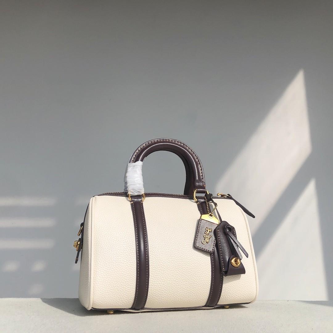 Coach Ruby Satchel in Cream White, Women's Fashion, Bags & Wallets ...