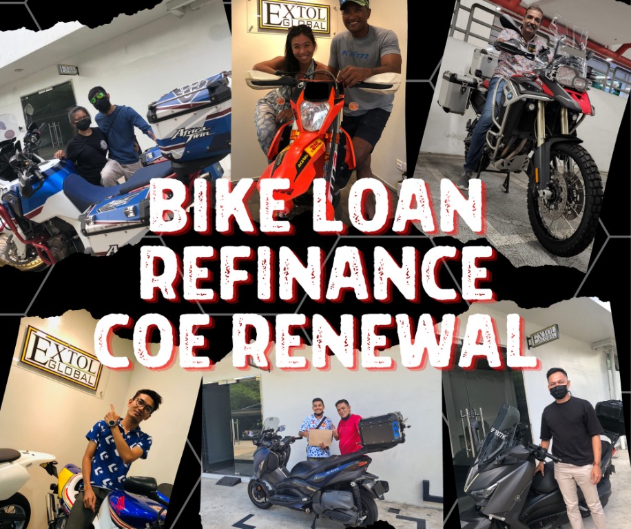 MOTORCYCLE REFINANCE / COE RENEWAL / BIKE LOAN / REFINANCE / COI ...