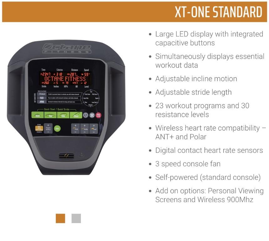 Commercial-grade Octane XT-One Elliptical, Sports Equipment, Exercise ...