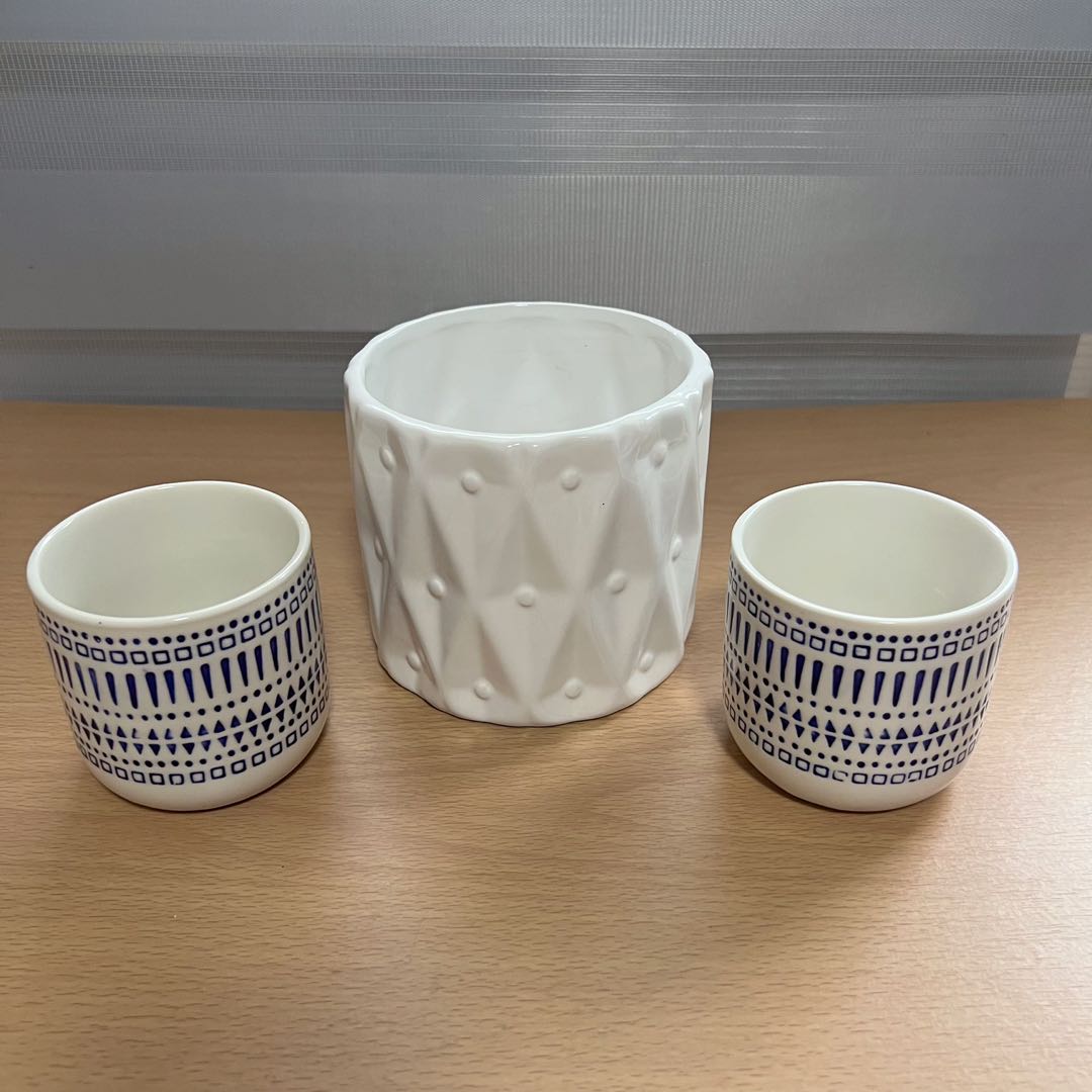 📌 FOR FREE 📌 DAISO CERAMIC POTS, Furniture & Home Living, Gardening ...