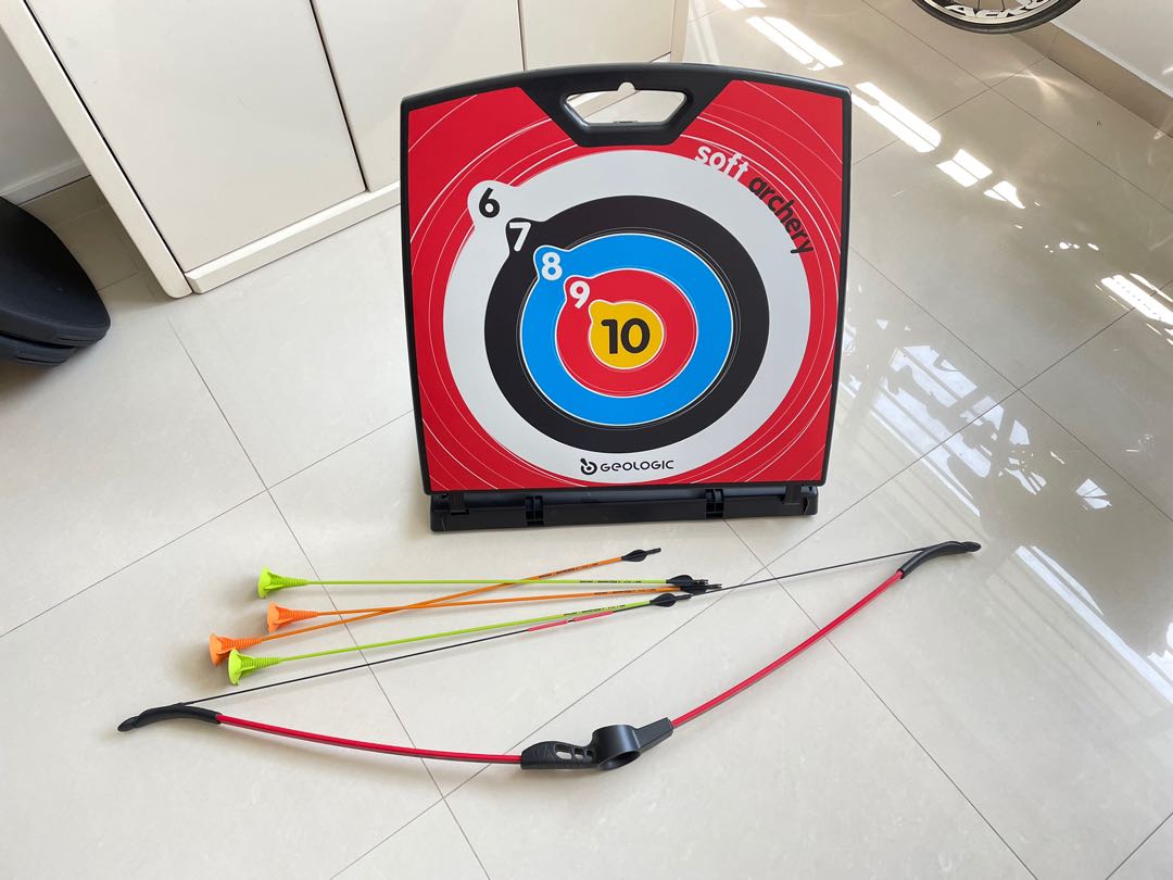 Decathlon Geologic Softarchery Archery Set Bow and Extra Arrows, Sports ...