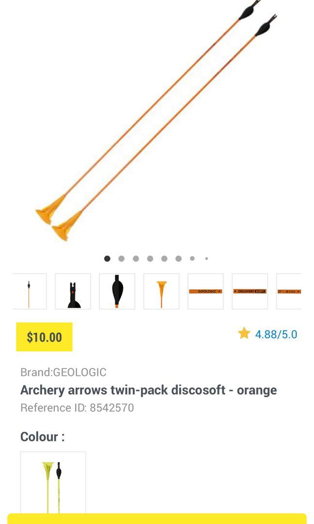 Decathlon Geologic Softarchery Archery Set Bow and Extra Arrows, Sports ...