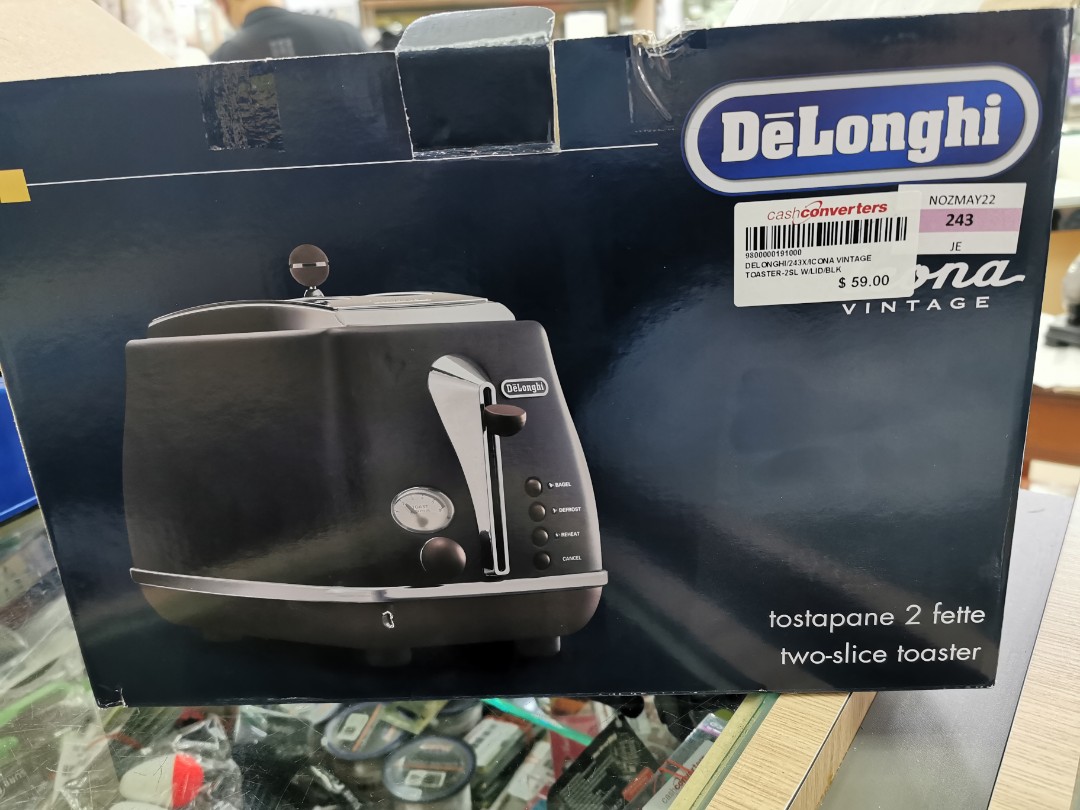 Delonghi Bread Toaster Icona Vintage, TV & Home Appliances, Kitchen ...