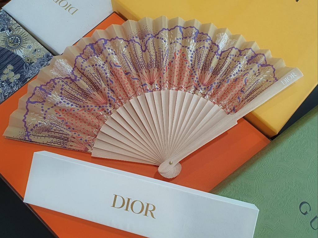 Dior Fan, Luxury, Accessories on Carousell