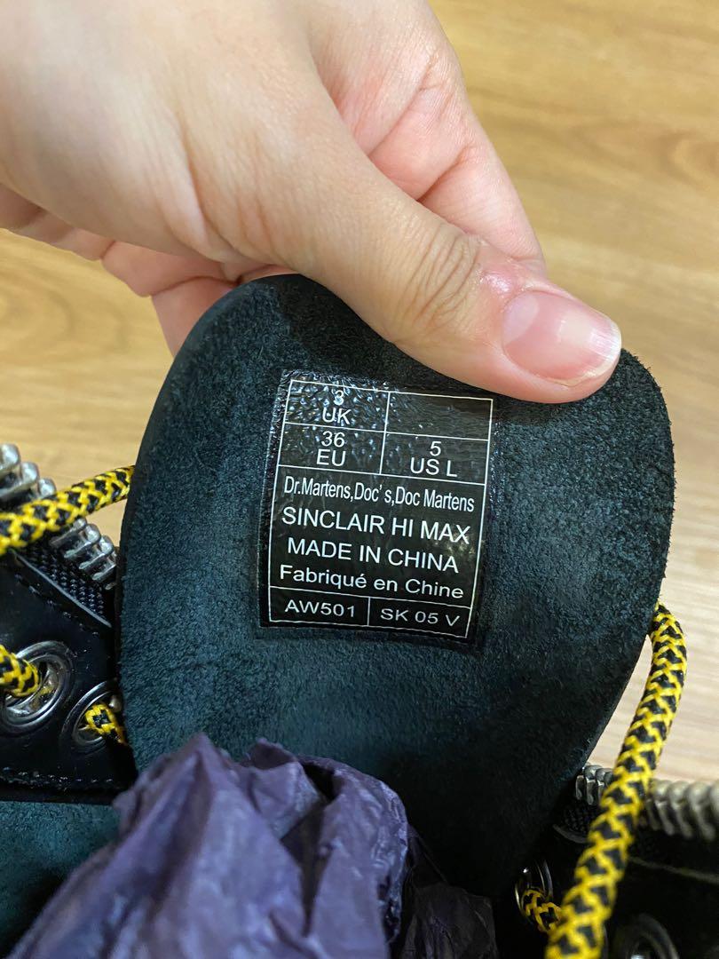 Dr Martens Sinclair Hi Max Jadon boot, Women's Fashion, Footwear, Boots ...