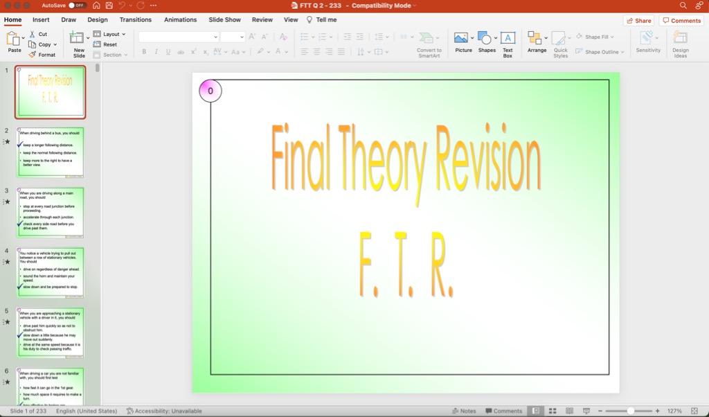 BTT FTT Driving Final Theory Basic Theory CDC SDCC BBDC Answers Keys ...