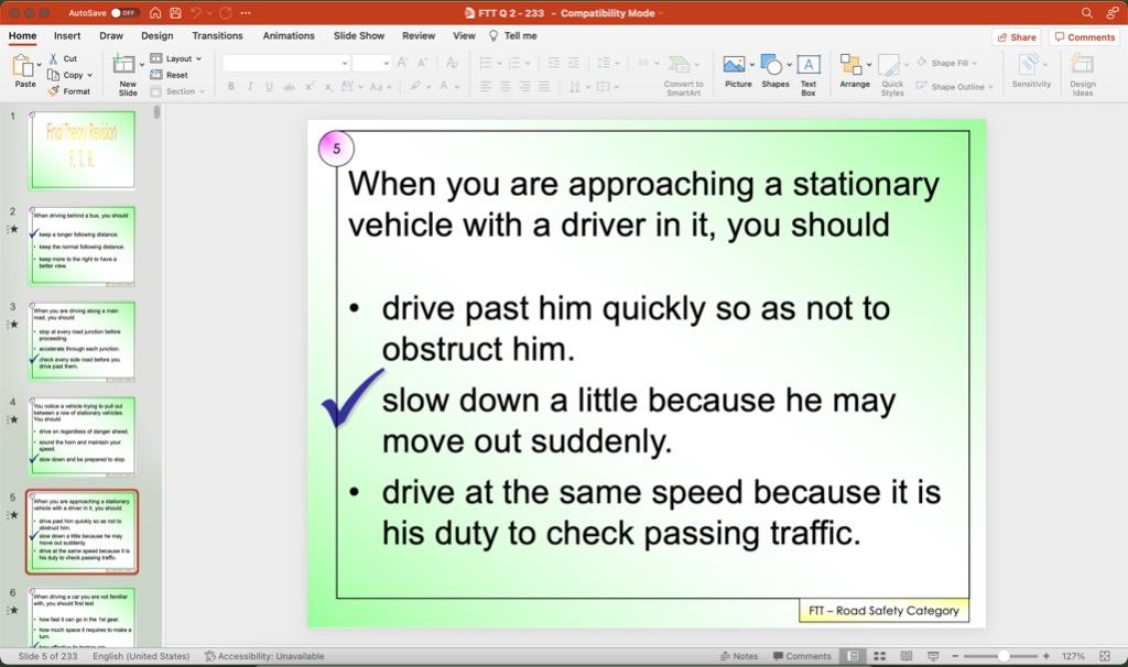 BTT FTT Driving Final Theory Basic Theory CDC SDCC BBDC Answers Keys ...