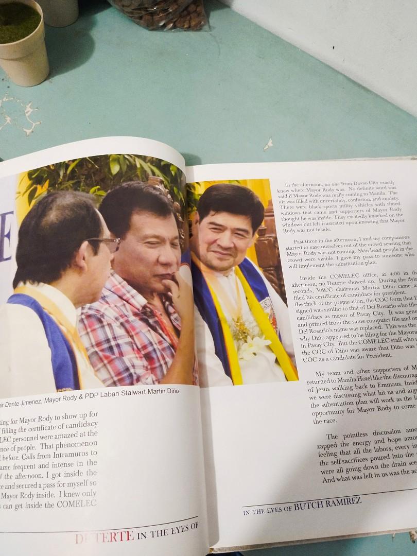 DUTERTE coffee-table book/Campaign Trail/2016, Hobbies & Toys, Books ...