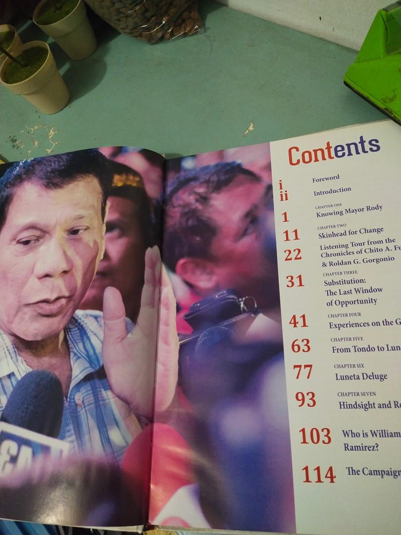DUTERTE coffee-table book/Campaign Trail/2016, Hobbies & Toys, Books ...