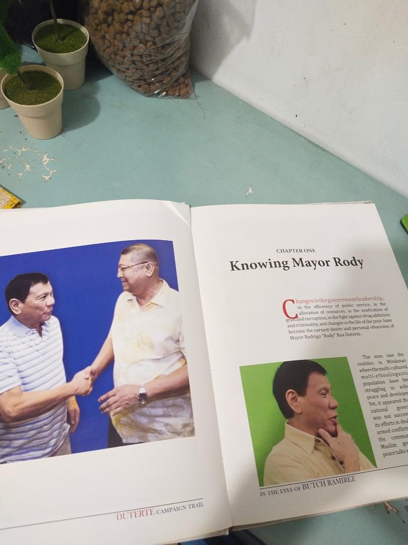 DUTERTE coffee-table book/Campaign Trail/2016, Hobbies & Toys, Books ...