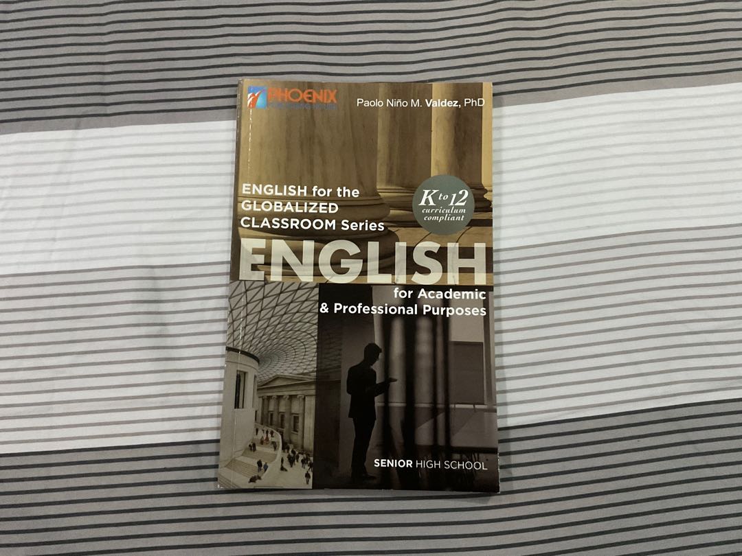 English For Academic and Professional Purposes K-12 Textbook Book ...