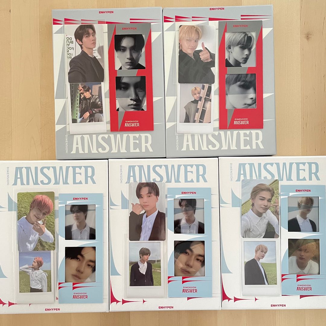 enhypen dimension:answer full set albums, Hobbies & Toys, Memorabilia ...