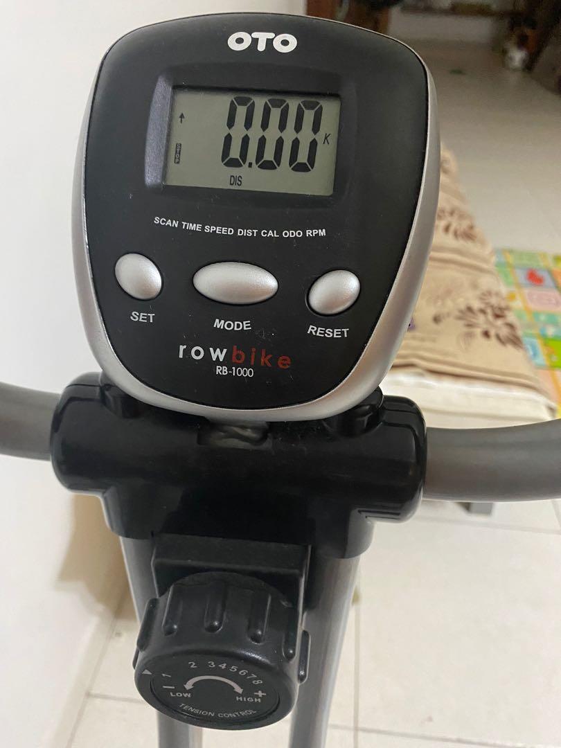 Exercise Bike- Foldable Rowbike, Sports Equipment, Exercise & Fitness ...