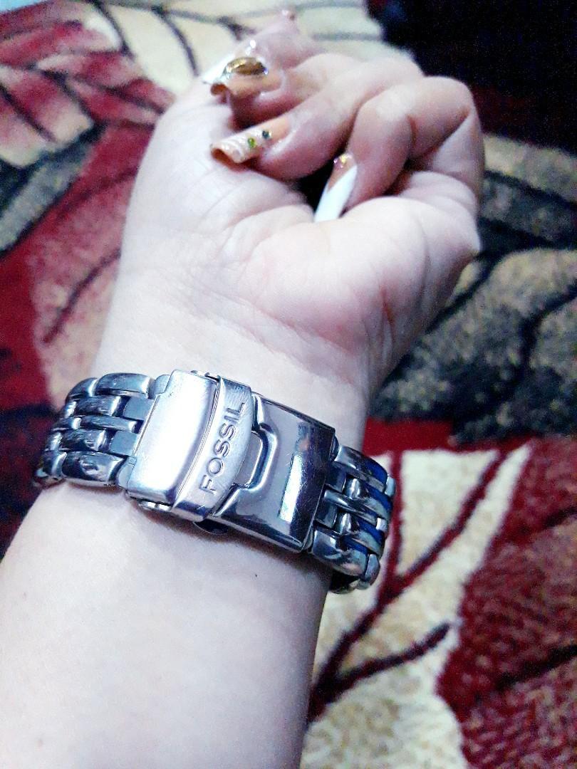 Fossil Red big face watch, Women's Fashion, Watches & Accessories ...