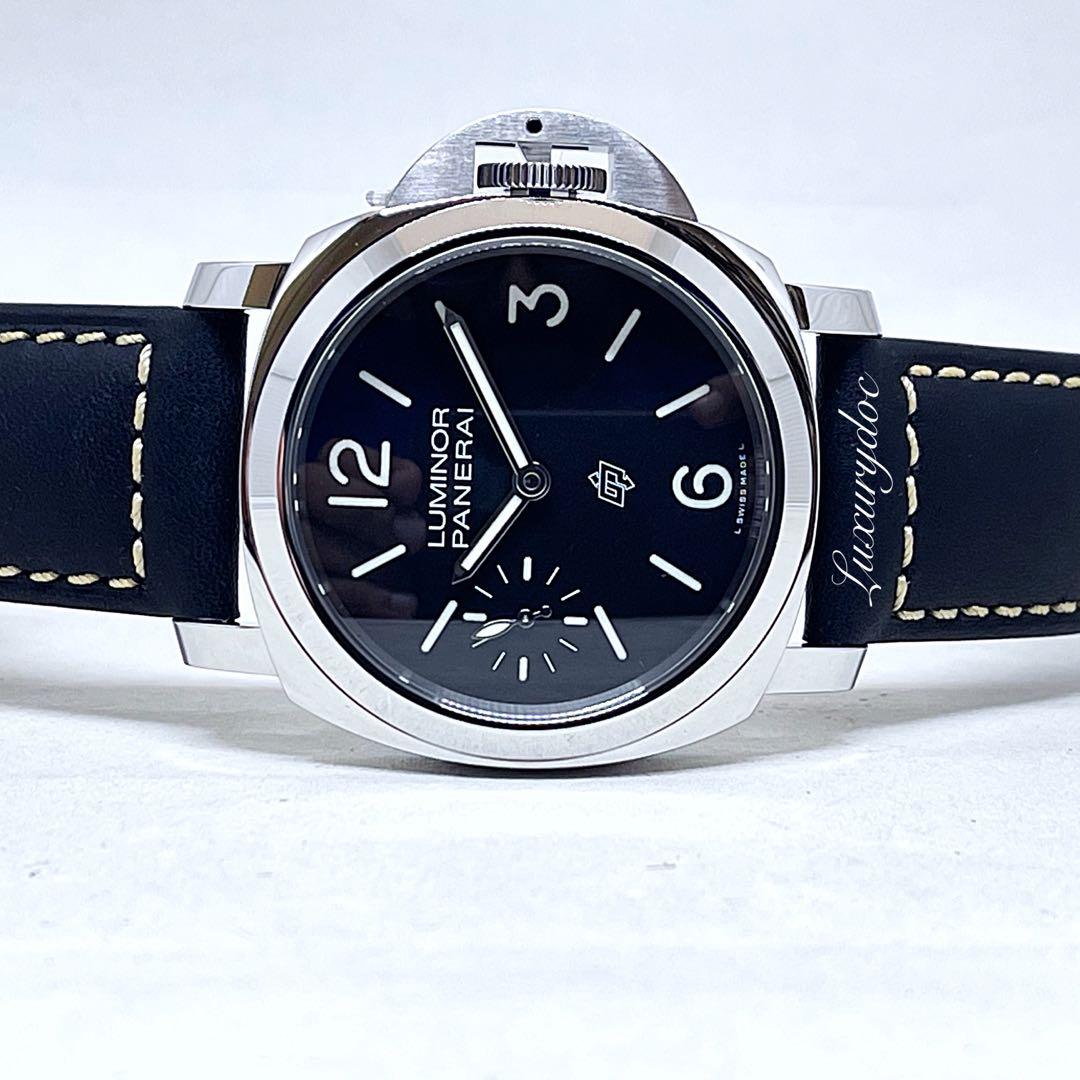 FS.BNIB PANERAI LUMINOR LOGO MANUAL WINDING 3 DAYS BLACK DIAL 44MM ...
