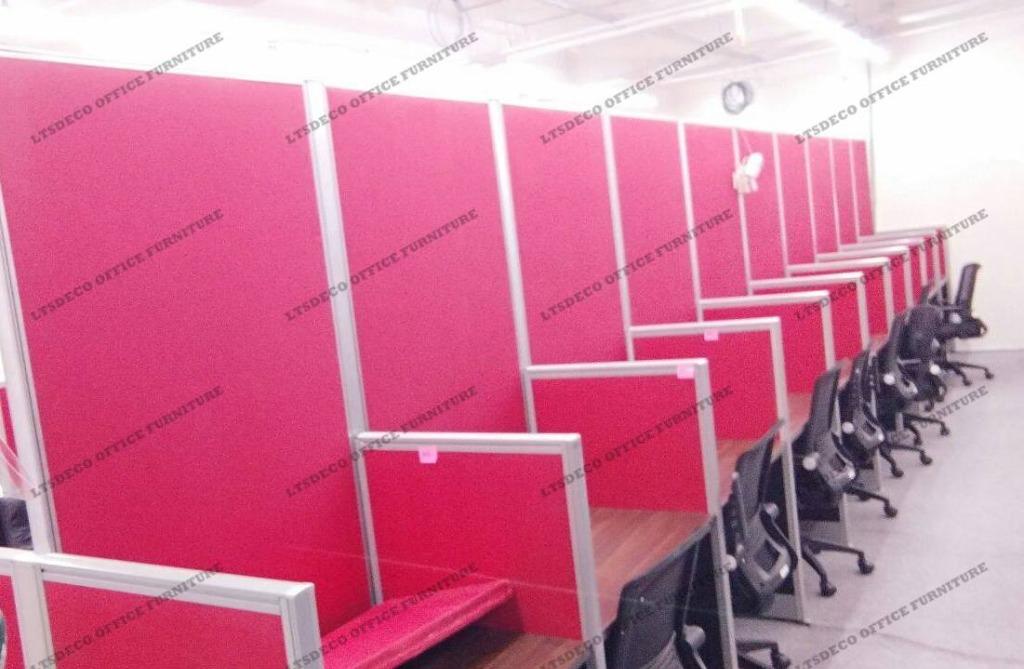 FULL FABRIC WALL PANEL FULL FABRIC WORKSTATION OFFICE PARTITIONS ...