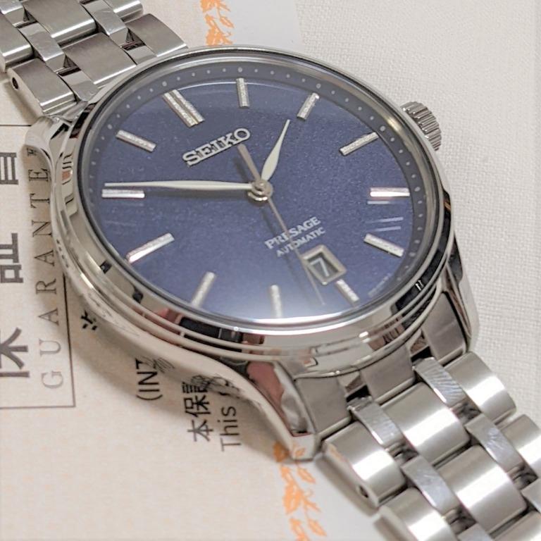 [Full Set] Seiko (2020) Presage Zen Garden SRPD41 Matte Blue (grand ...