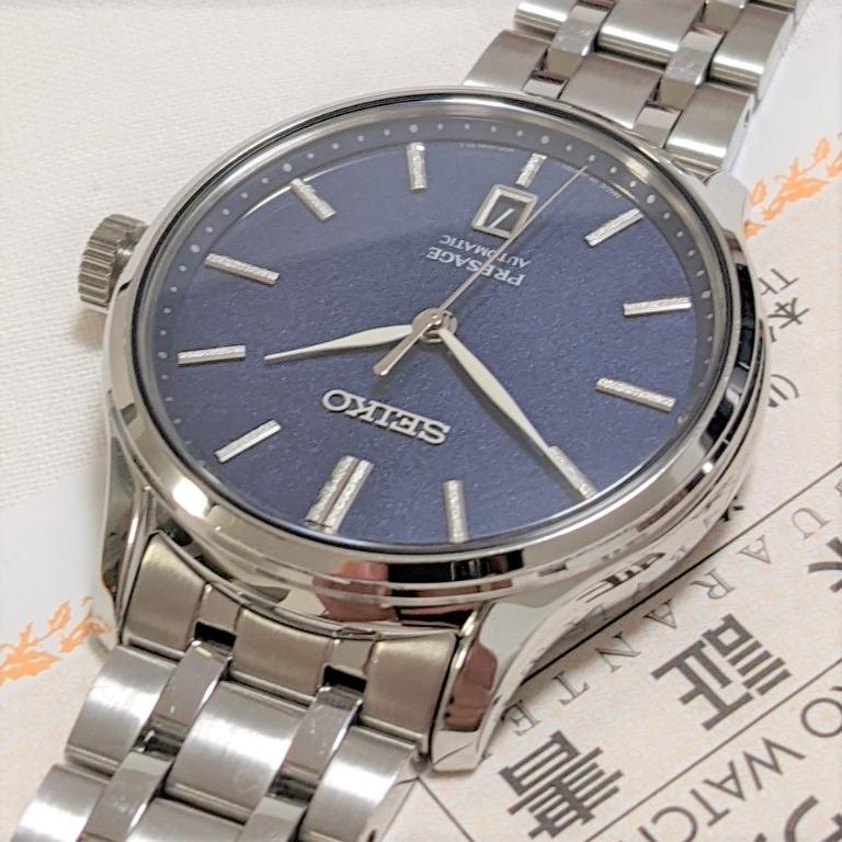 [Full Set] Seiko (2020) Presage Zen Garden SRPD41 Matte Blue (grand ...