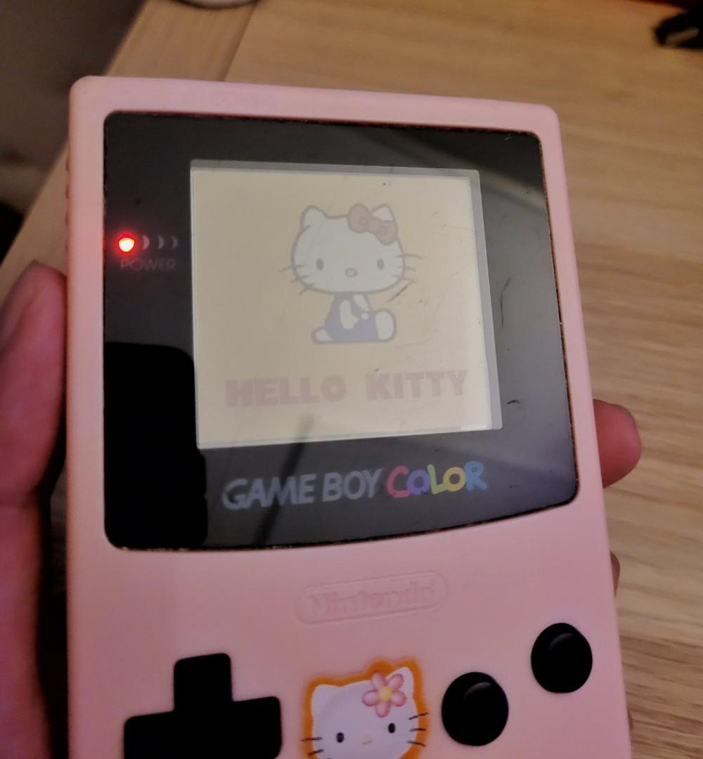 Gameboy Color Hello Kitty Limited Edition Nintendo Game Boy GBC, Video ...