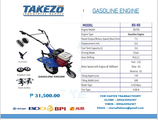 GASOLINE ENGINE, Commercial & Industrial, Industrial Equipment on Carousell