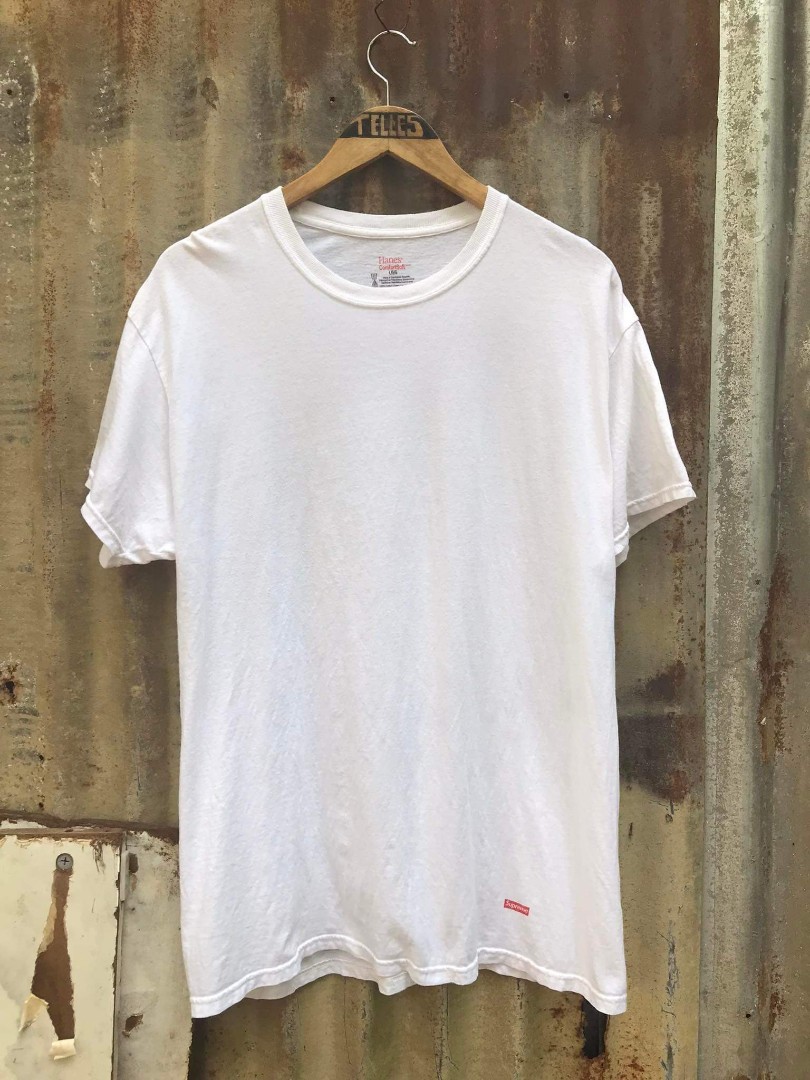 HANES x SUPREME, Men's Fashion, Tops & Sets, Tshirts & Polo Shirts on ...