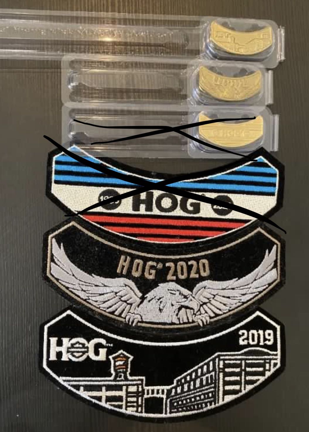 Harley Davidson HOG Member's Pin + Patch Badge (2019-2022), Car ...