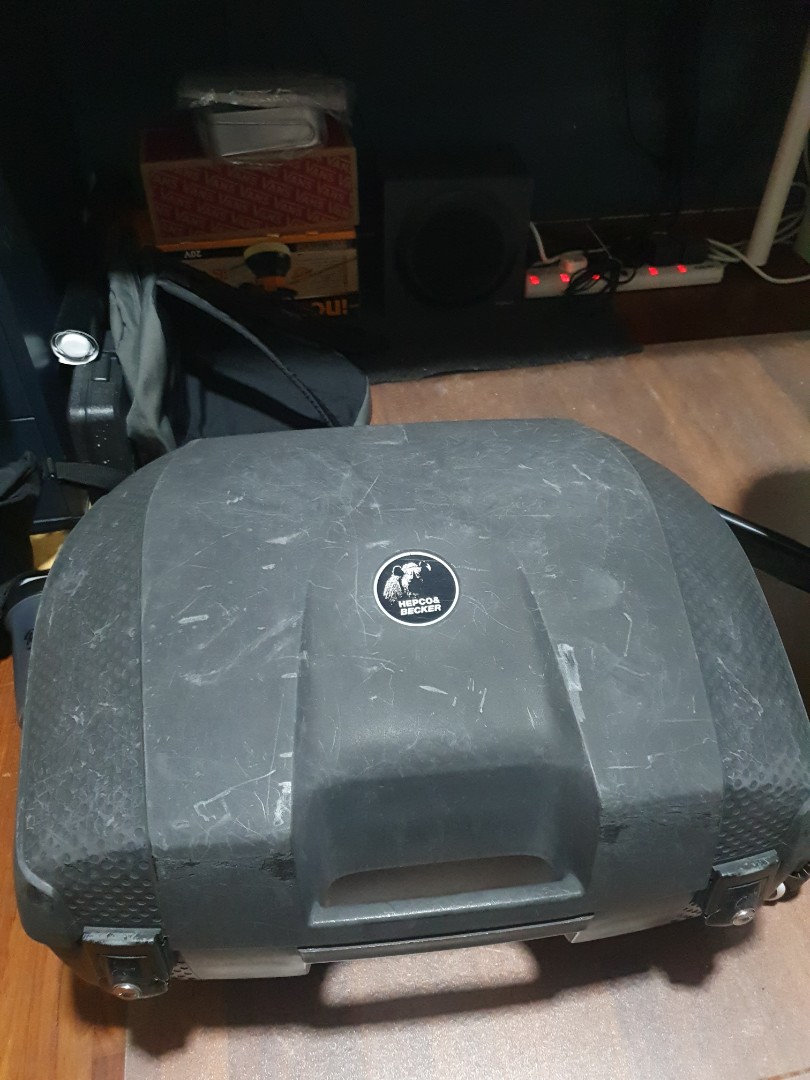 Hepco and becker top box with rack, Motorcycles, Motorcycle Accessories ...