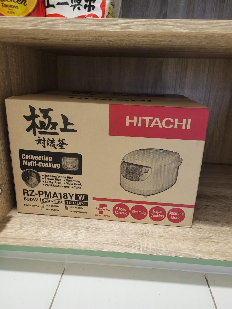 Hitachi Rice Cooker 1.8l (RZ-PMA18Y), TV & Home Appliances, Kitchen ...
