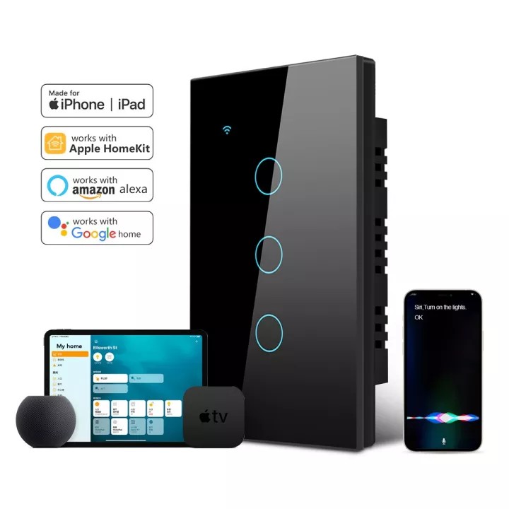 Homekit - Smart home wall switch, TV & Home Appliances, TV ...