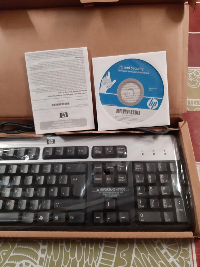 HP desktop keyboard, Computers & Tech, Parts & Accessories, Computer ...