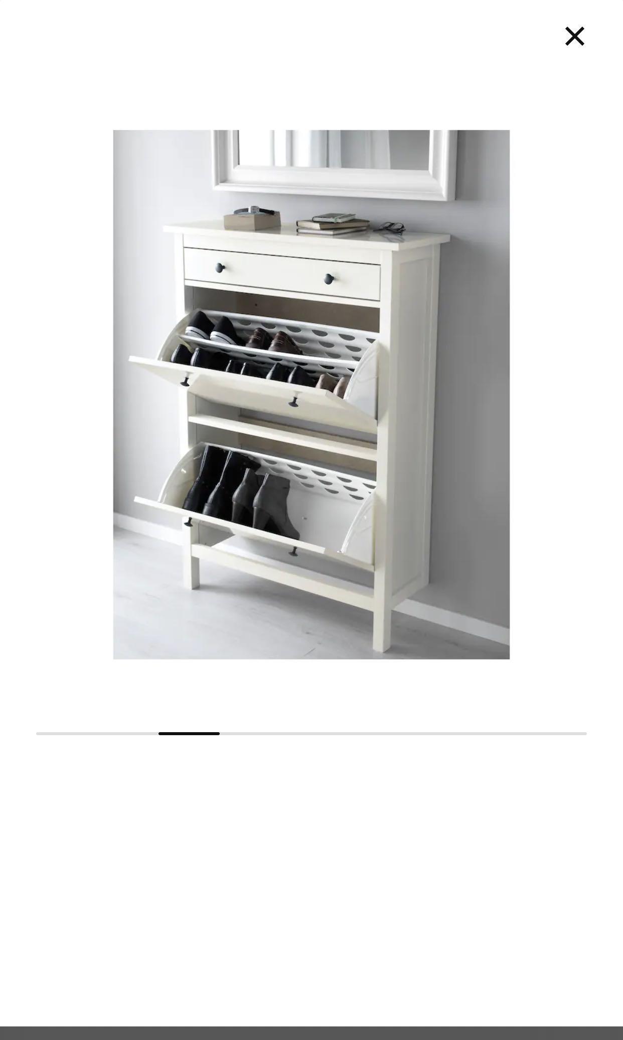 ikea hemnes shoe rack/cabinet, Furniture & Home Living, Furniture ...