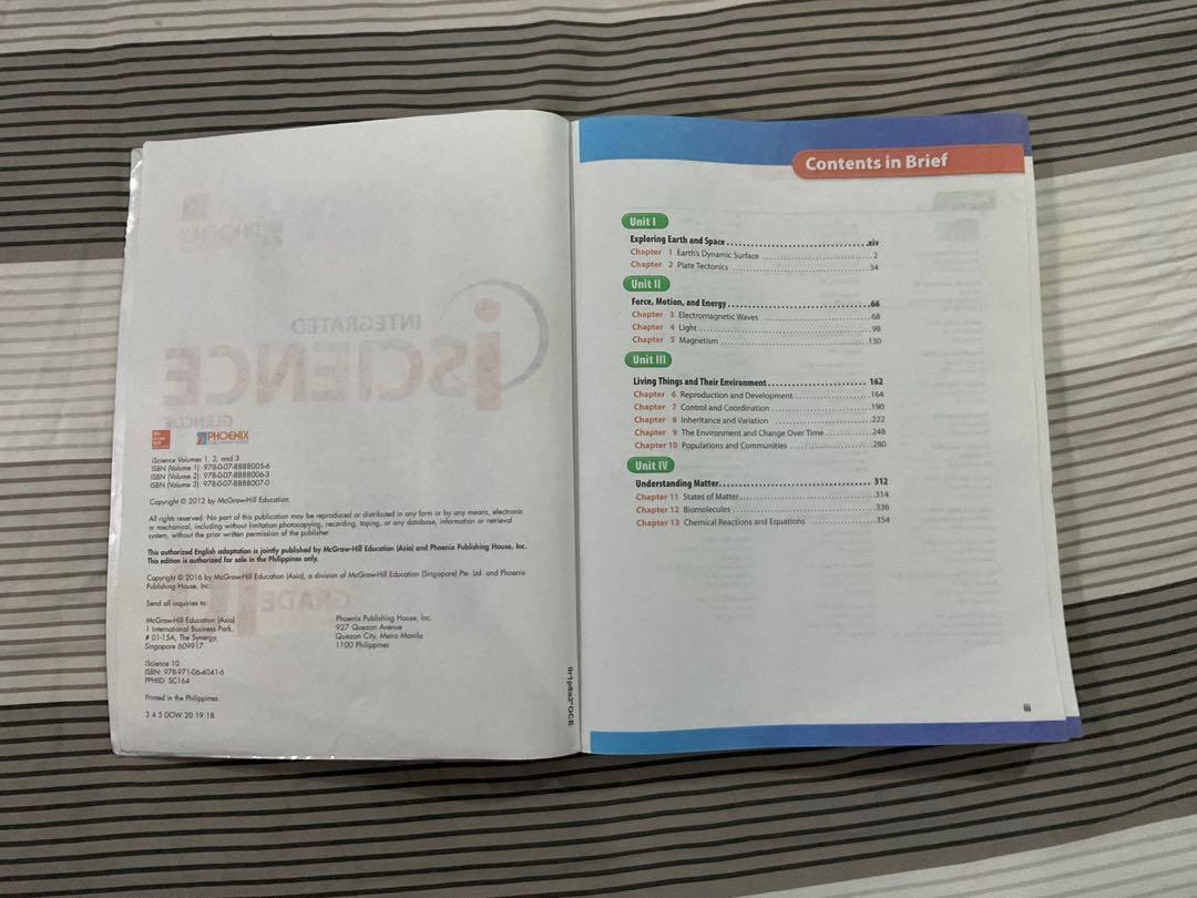 Integrated Science Philippines 10 K-12 Textbook Book, Hobbies & Toys ...