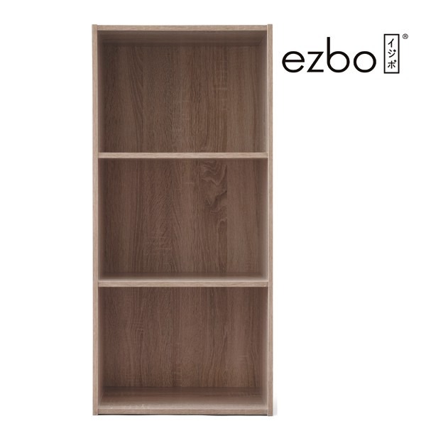 IRIS Ohyama Japan ezbo Color Box 3-Tier Wood Storage Shelf - CX3 ...