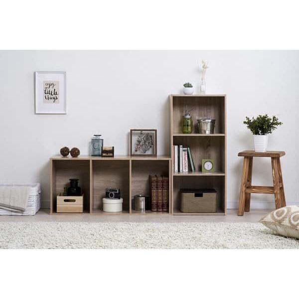 IRIS Ohyama Japan ezbo Color Box 3-Tier Wood Storage Shelf - CX3 ...