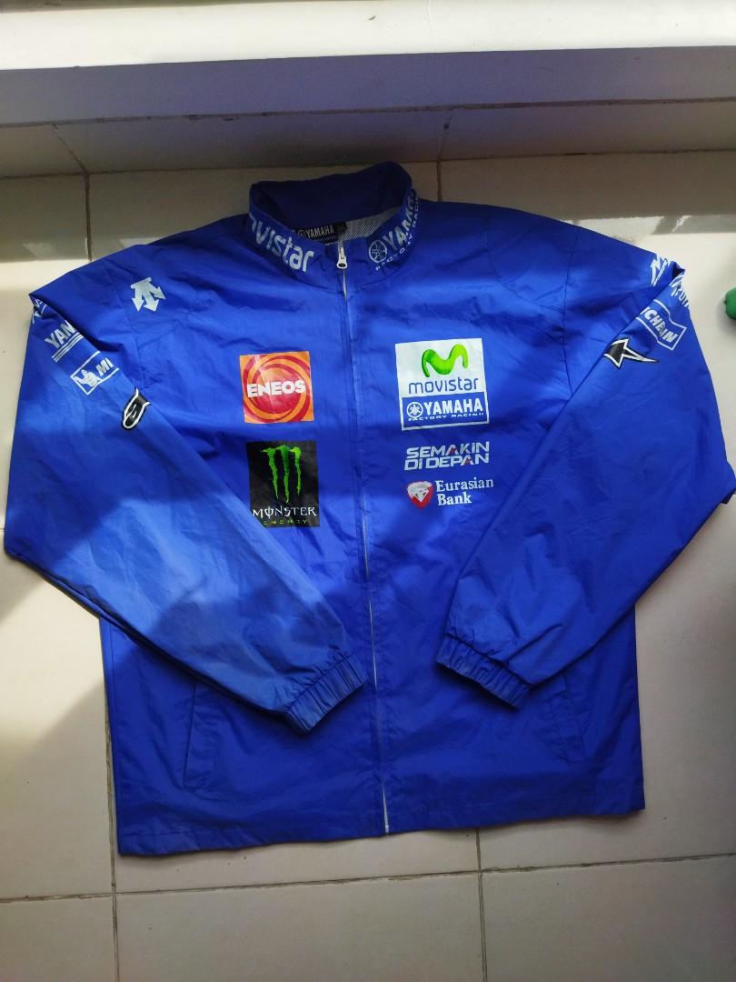 Jaket Yamaha Original Biru Jacket Motor Preloved, Fesyen Pria, Pakaian ...
