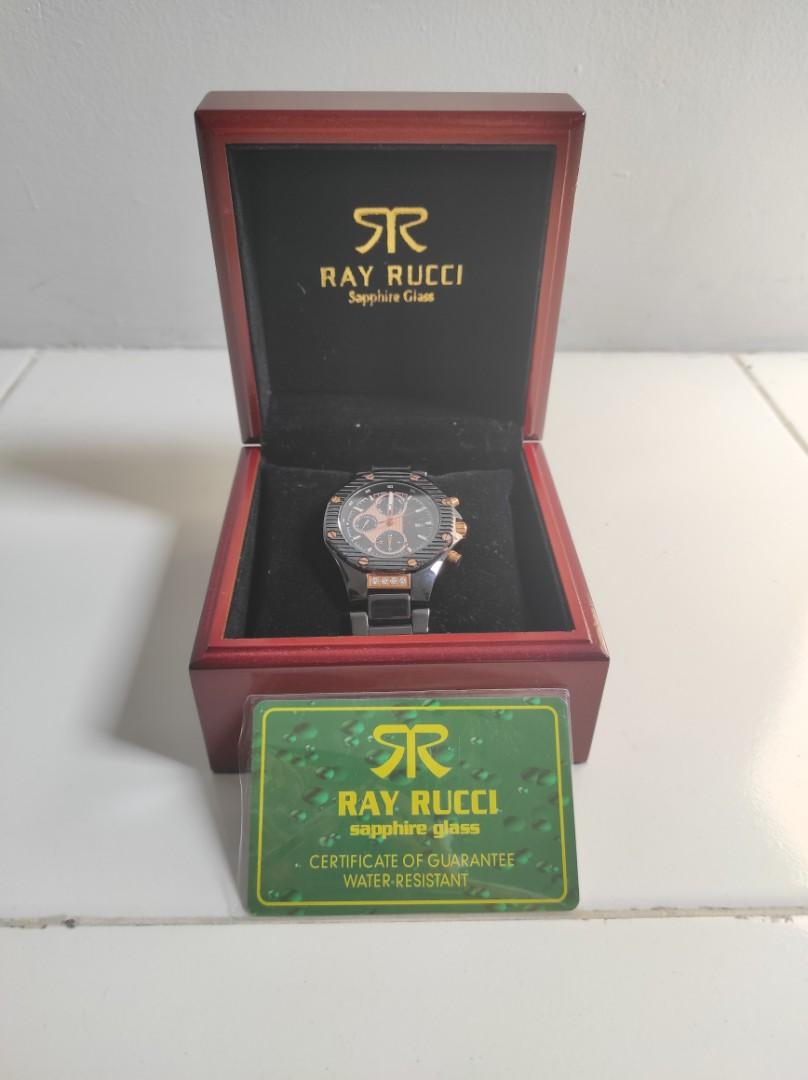 JAM TANGAN RAY RUCCI 8050 MS SAPPHIRE GLASS ORIGINAL 100%, Barang Mewah ...