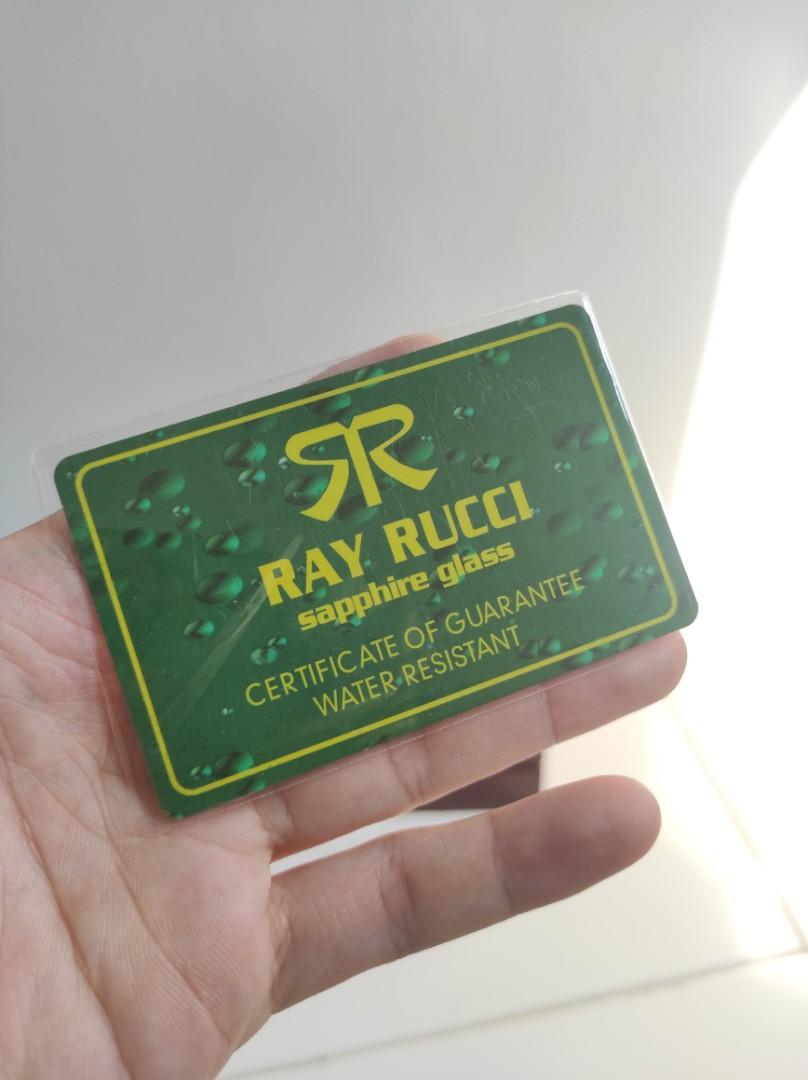 JAM TANGAN RAY RUCCI 8050 MS SAPPHIRE GLASS ORIGINAL 100%, Barang Mewah ...