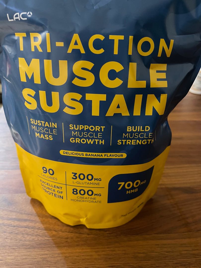 LAC TRI-action MUSCLE SUSTAIN BABANA FLAVOUR, Food & Drinks, Beverages ...